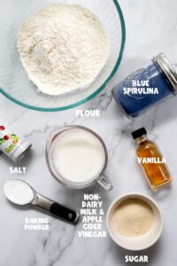 Easy Blue Pancakes