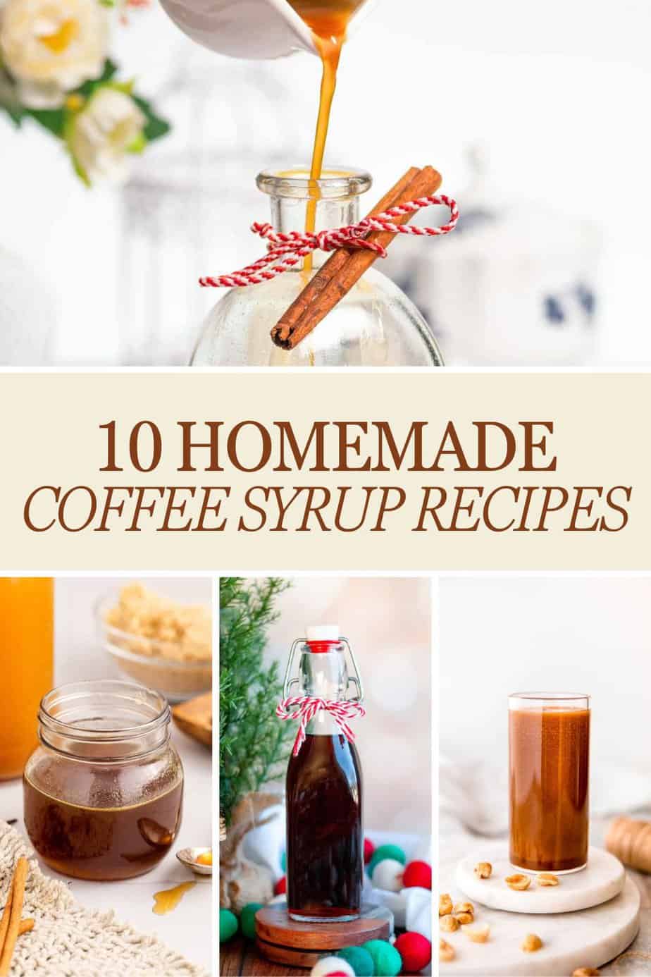 10 Homemade Coffee Syrup Recipes - Nourished with Natalie